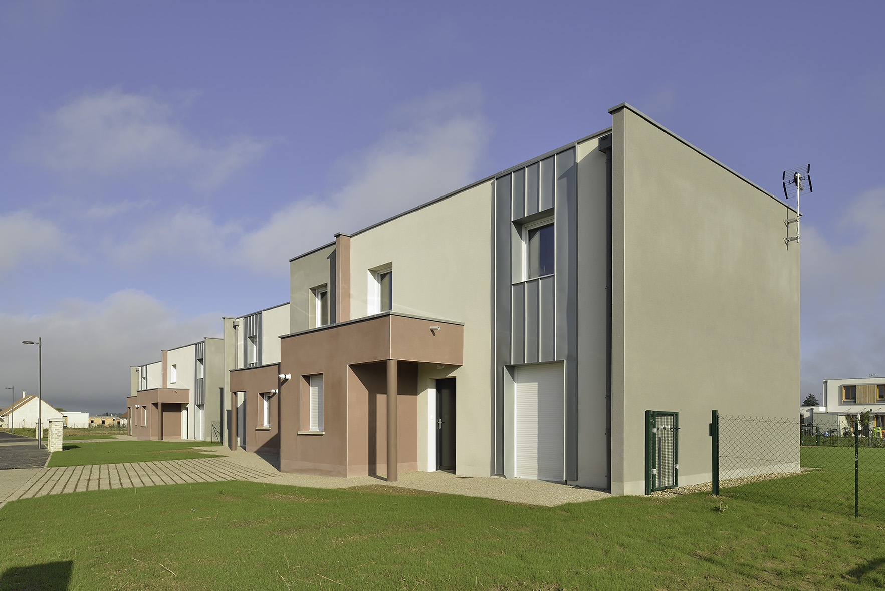 Construction de 15 maisons en bande - DSA Architecture