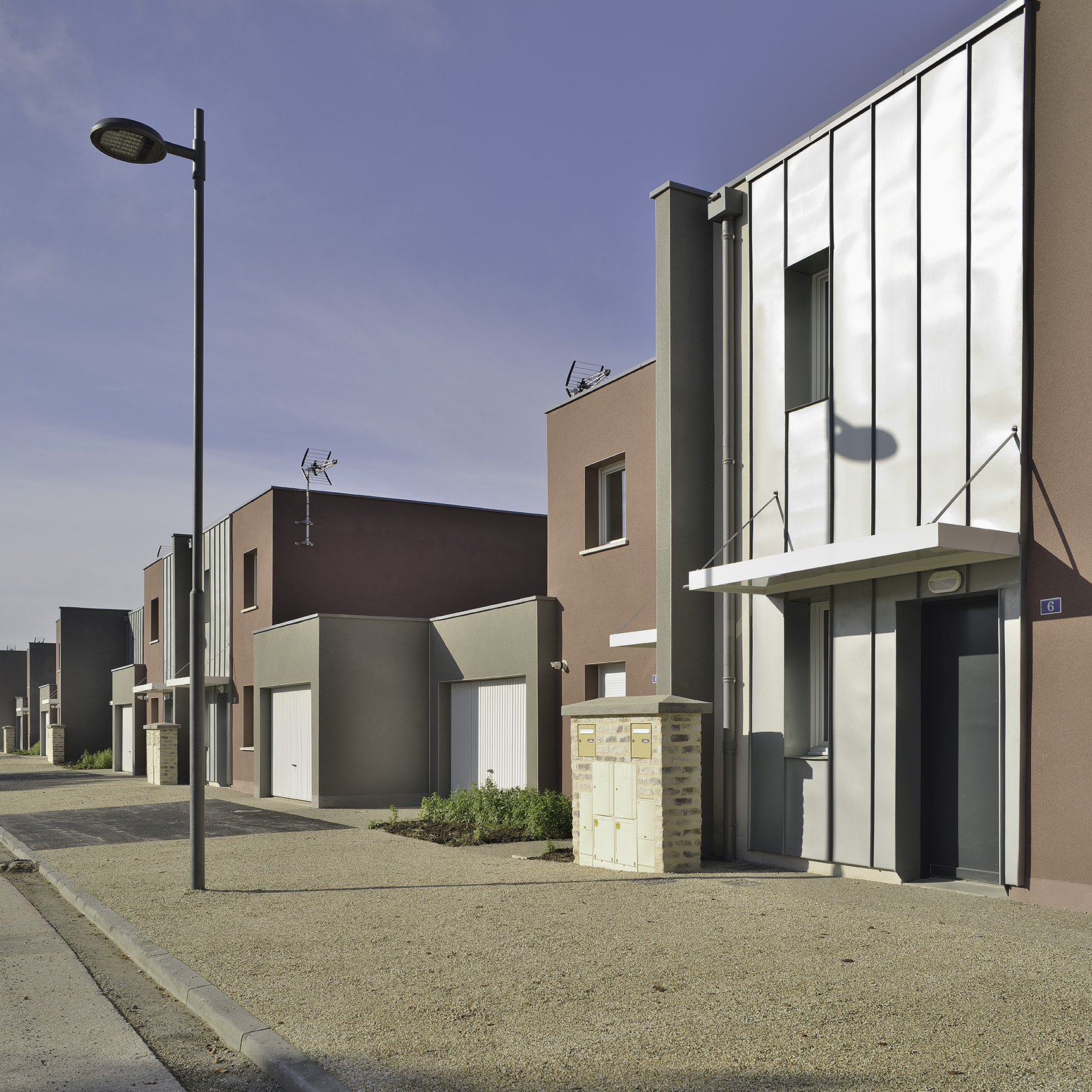 Construction de 15 maisons en bande - DSA Architecture